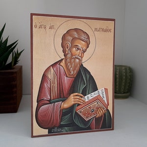 Saint Matthew the Apostle Saint Matthew Icon Matthew the | Etsy