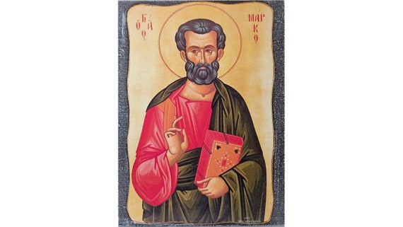 Saint Mark Icon St Mark the Evangelist St Mark The | Etsy
