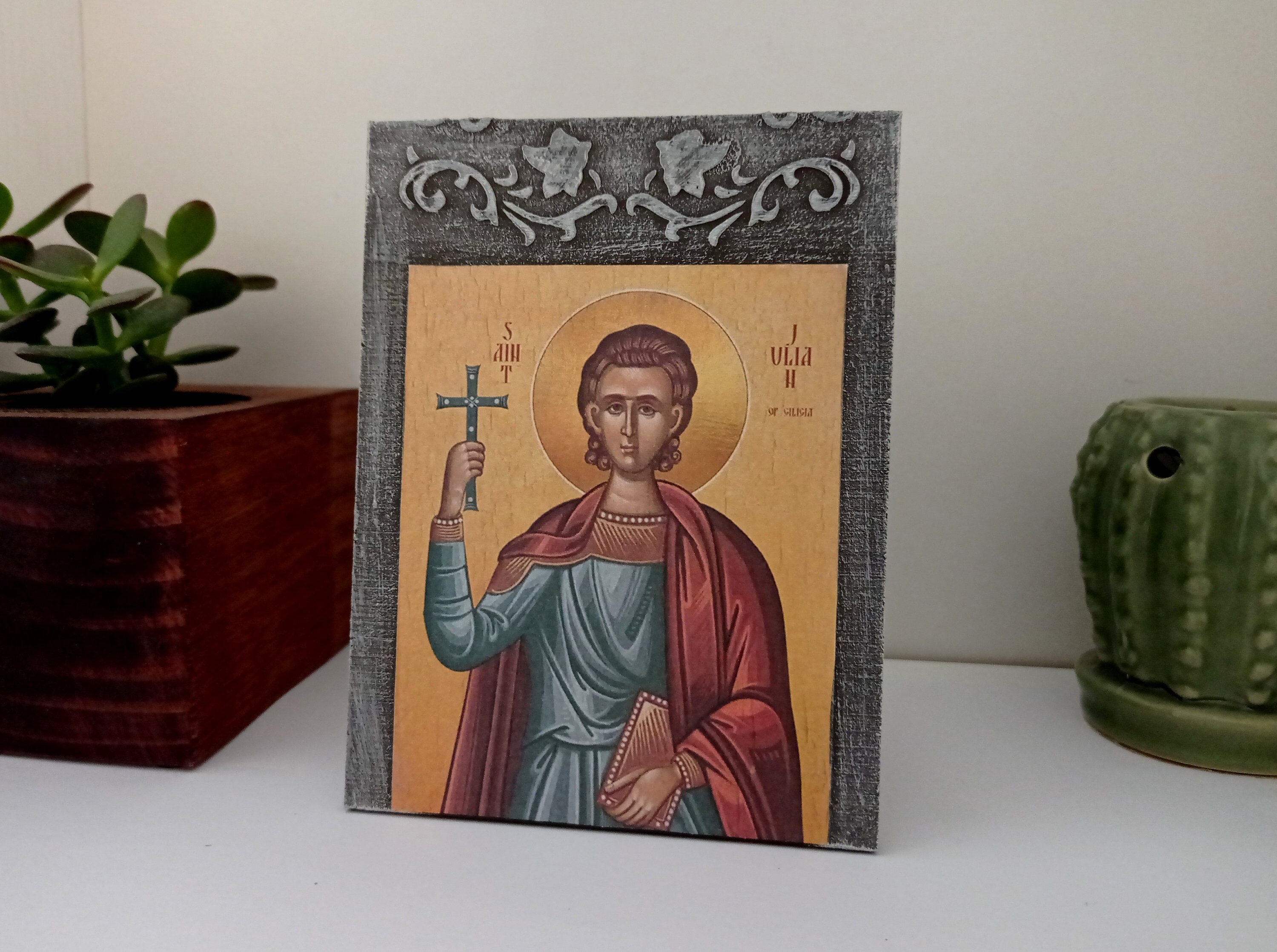 Saint Julian of Antioch, St Julian the Martyr Orthodox Icon, Julian of ...