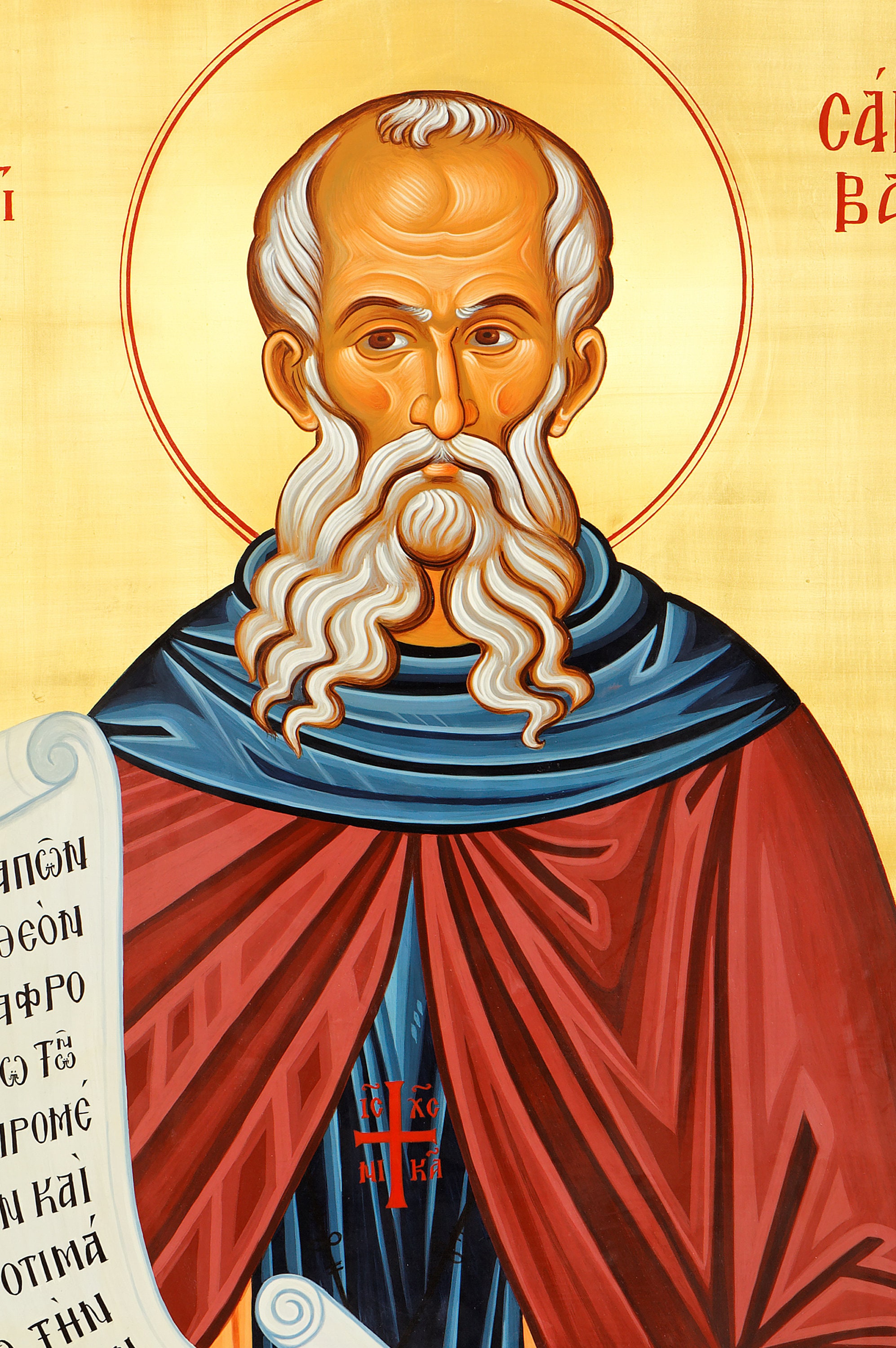 Saint Savas the Sanctified St Savvas Orthodox Icon Saint - Etsy Australia
