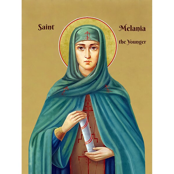Icon of St Melania - Etsy