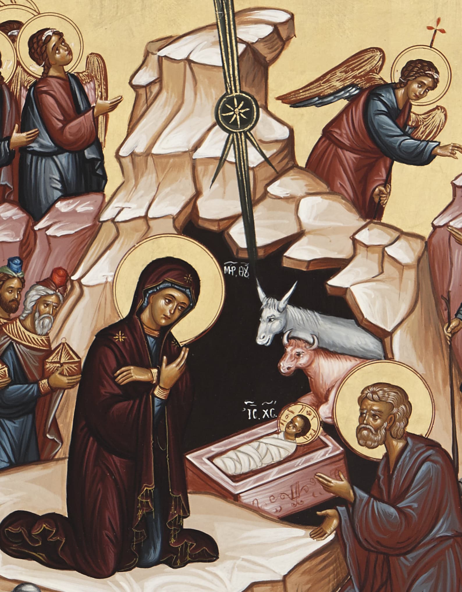 Birth of Jesus Christ Orthodox Icon Birth of God Nativity of - Etsy