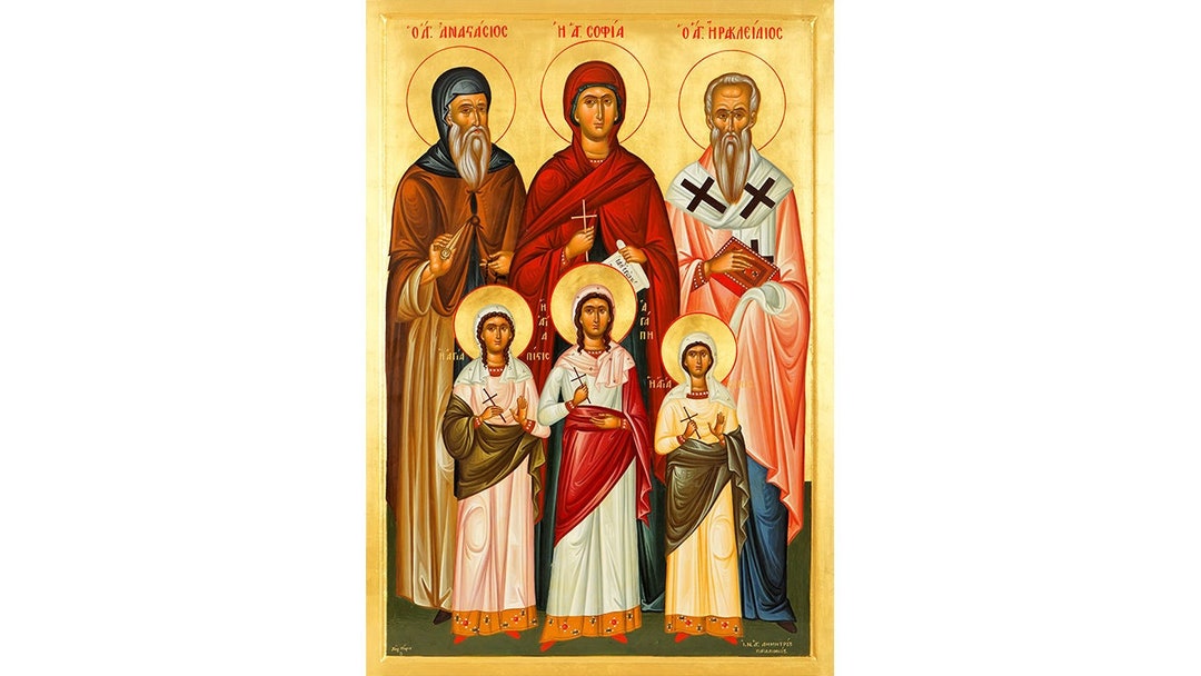 Saint Anastasius, Saint Sophia, Saint Charity, Saint Hope, Saint Faith ...