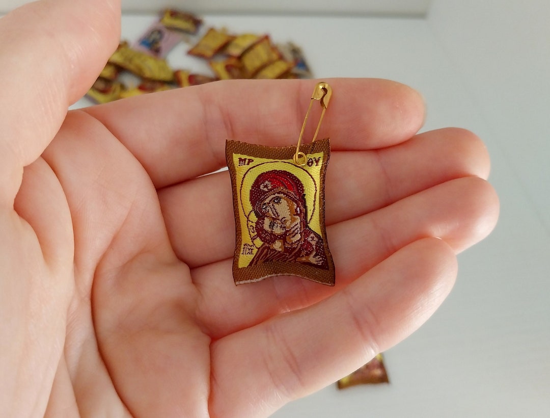 Greek Orthodox Filakto, Protection Charm, Virgin Mary Christian Amulet ...