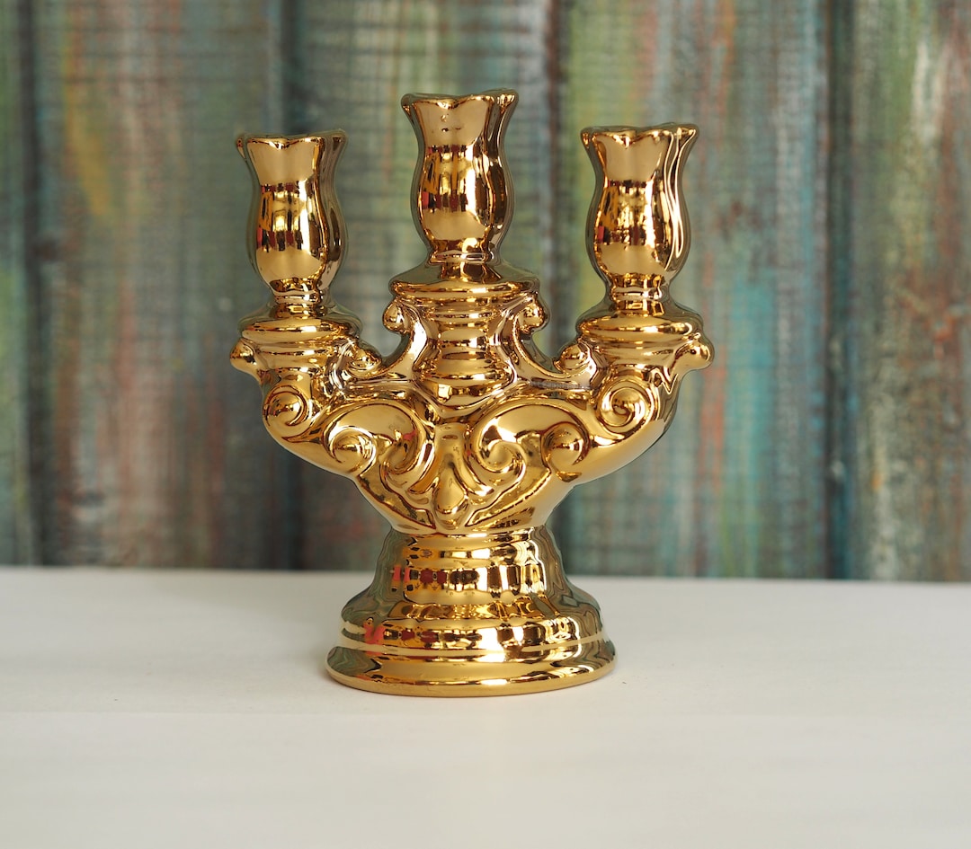 Gold Candle Holder, Church Candles Stand, Religious Candle Holder ...