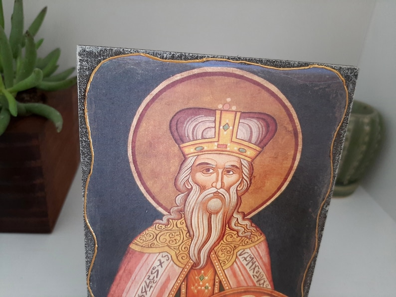 Saint Melchizedek Orthodox Icon Priest Melchizedek Old - Etsy