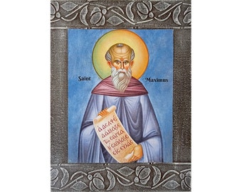 Saint Maximus the Confessor Icon - Etsy