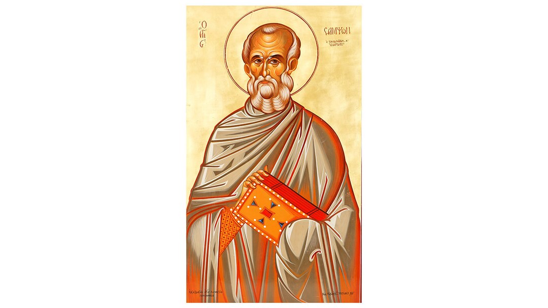 Orthodox Icon Saint Samson Saint Sampson the Hospitable - Etsy