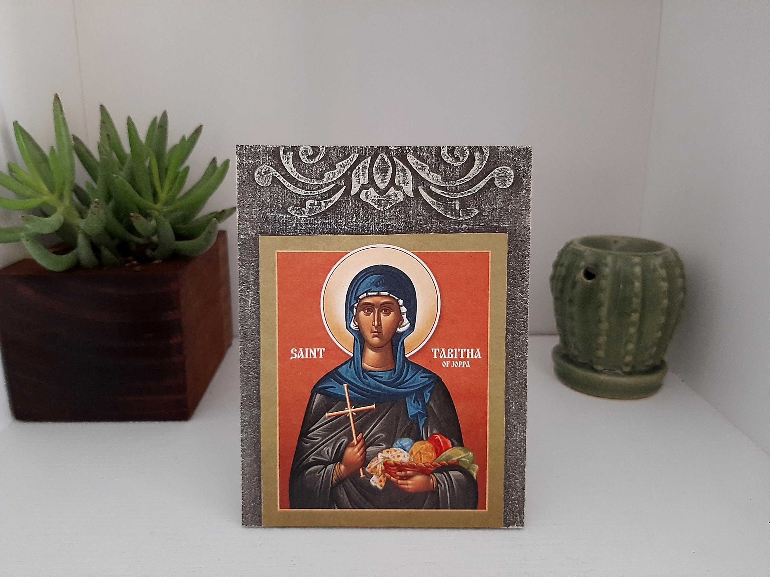 Saint Tabitha of Joppa Orthodox Icon St Tabitha the Widow - Etsy