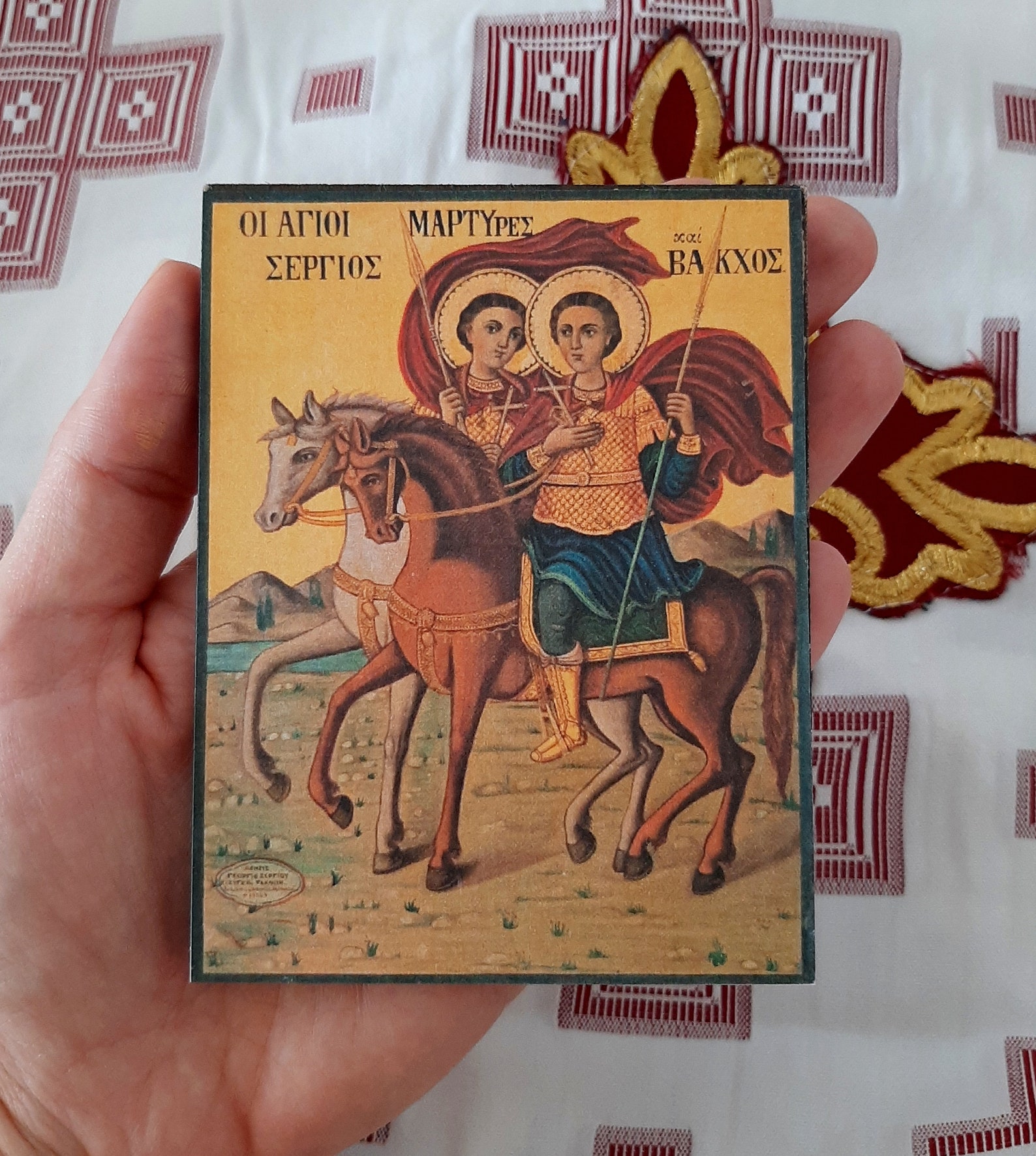 Saints Sergius and Bacchus Saint Sergius Saint Bacchus | Etsy