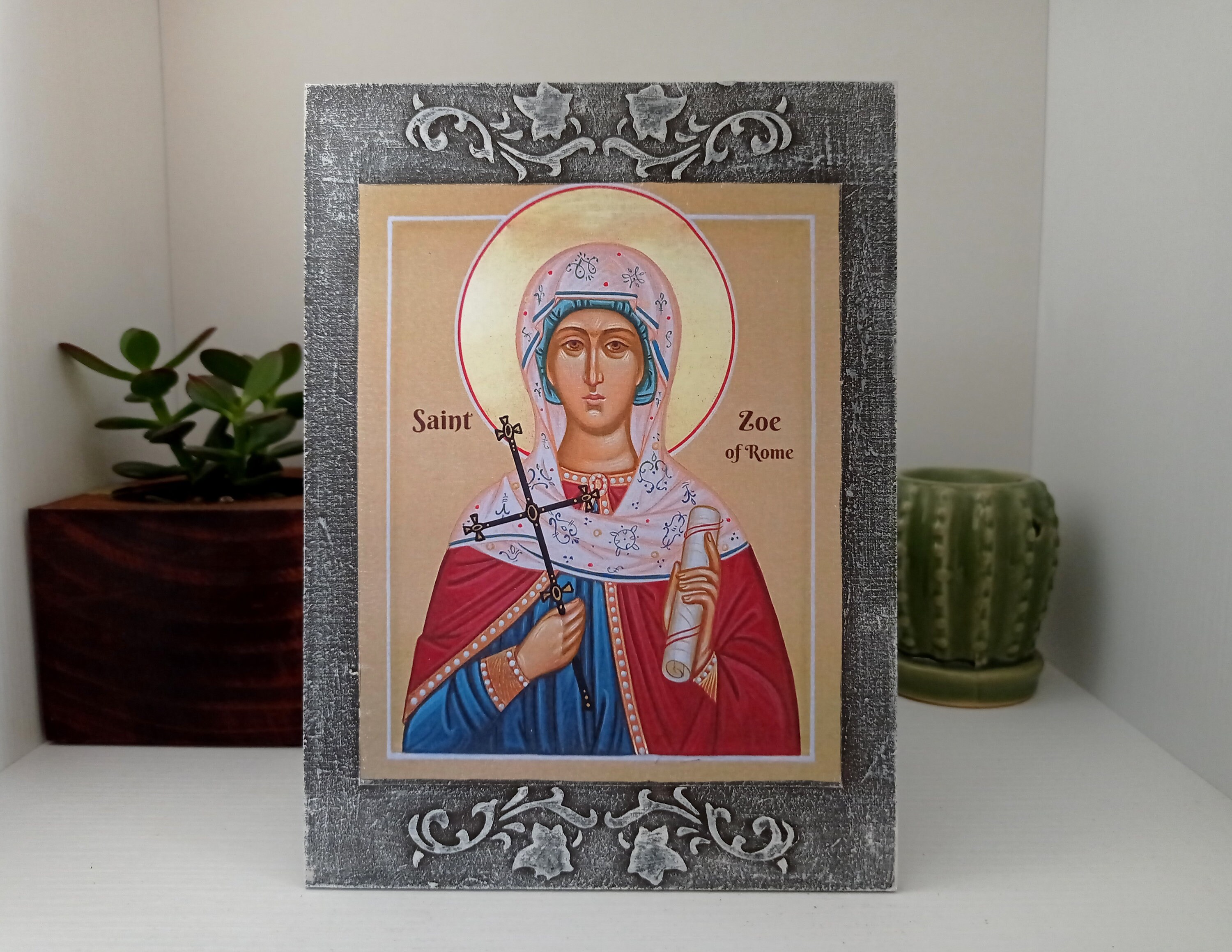 Saint Zoe Icon Saint Zoe Of Rome St Zoe Icon Roman Catholic Etsy saint-zoe-icon-saint-zoe-of-rome-st-zoe-icon-roman-catholic-etsy