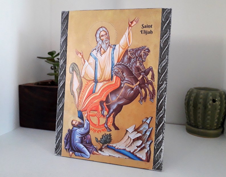 Prophet Elijah Orthodox Icon Saint Elijah Icon Greek Icon | Etsy