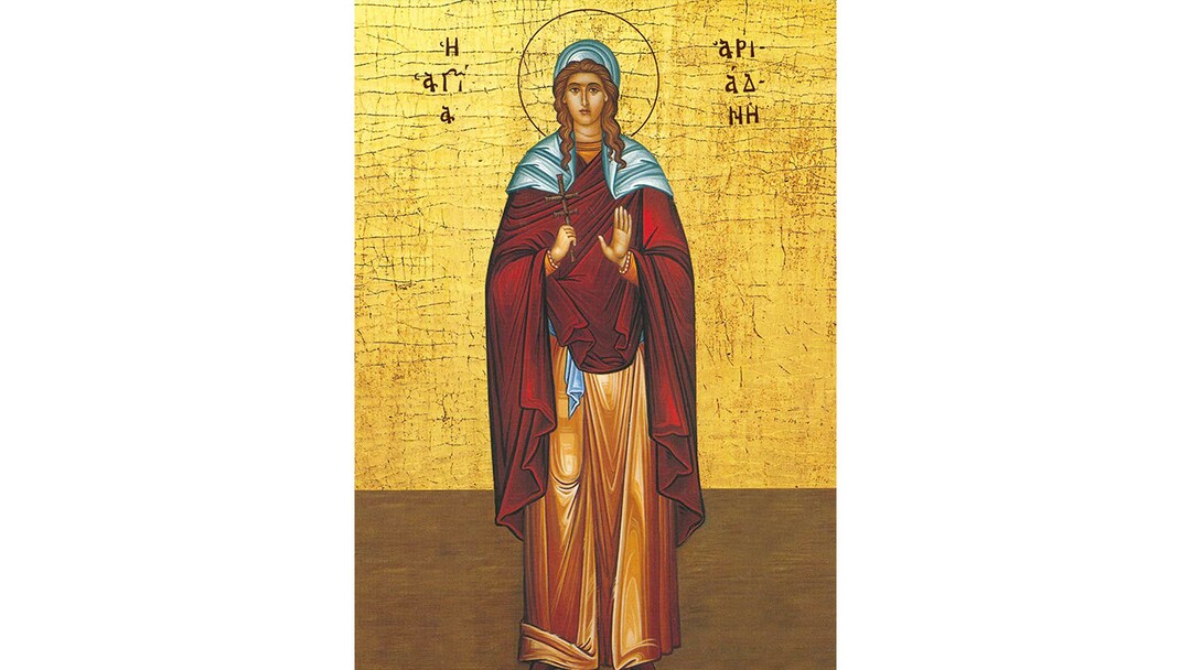Saint Ariadna Orthodox Icon Saint Ariadne of Phrygia Russian - Etsy