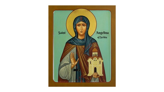 Saint Angelina Branković of Serbia Serbian Orthodox Icon - Etsy Australia