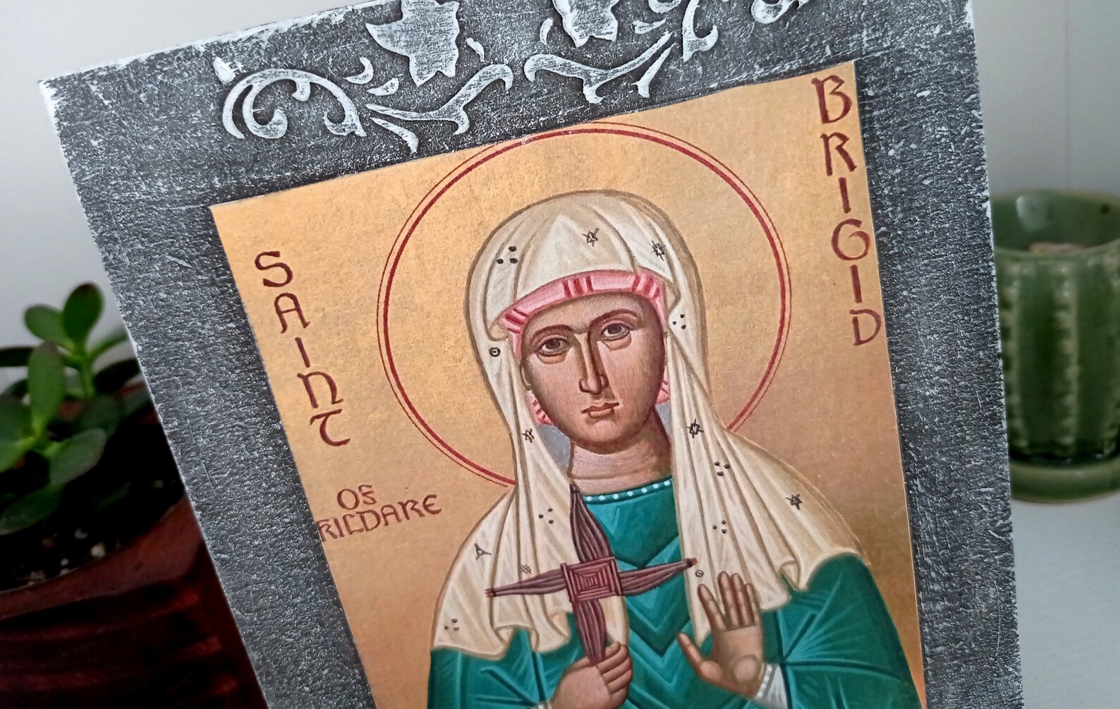 Saint Brigid of Kildare St Brigid Catholic Icon Saint - Etsy