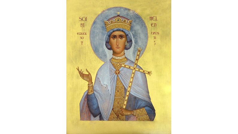 Saint Helen Orthodox Icon Saint Artwork Empress Helena the | Etsy