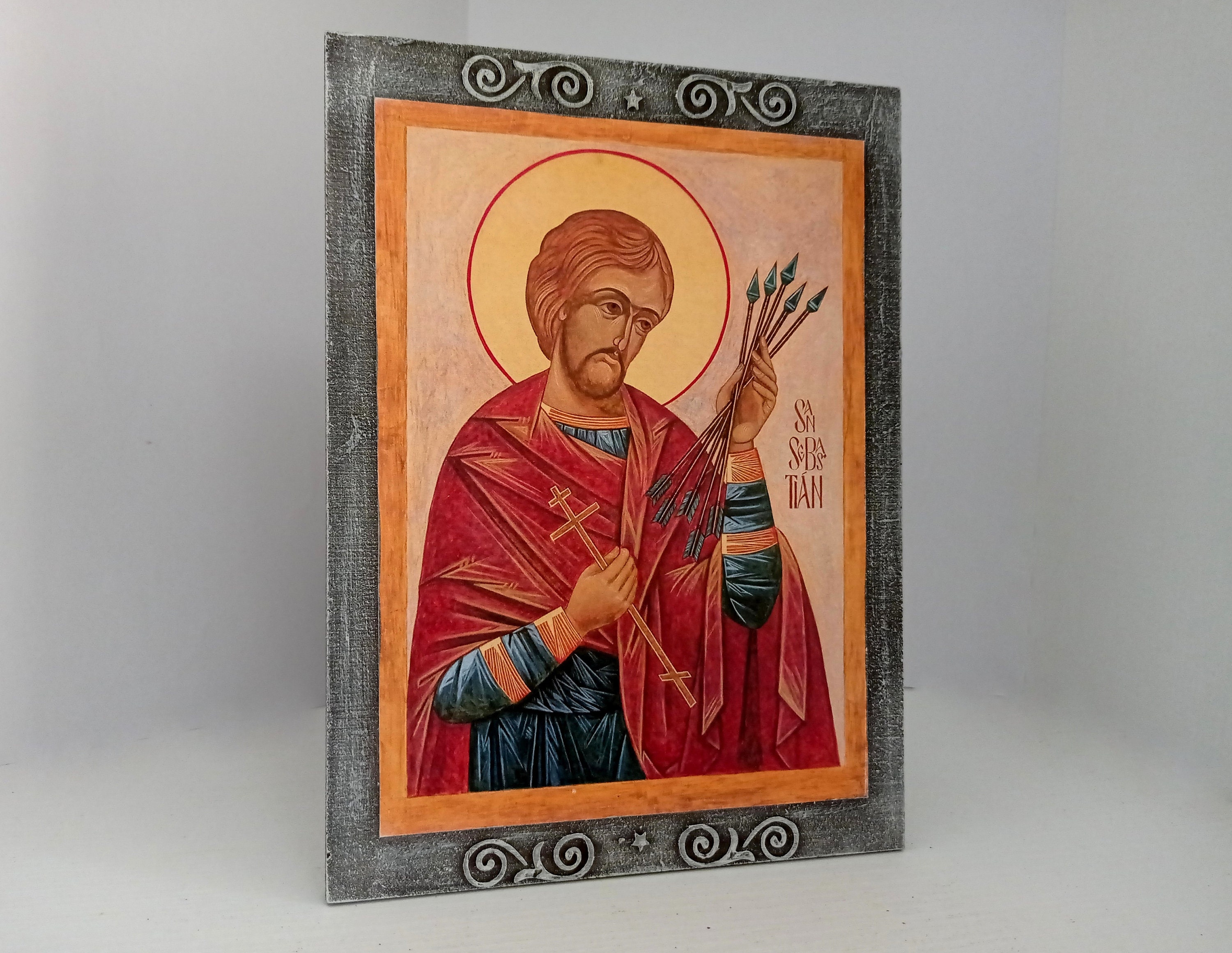 Saint Sebastian Patron Saint of Athletes Saint Sebastien | Etsy