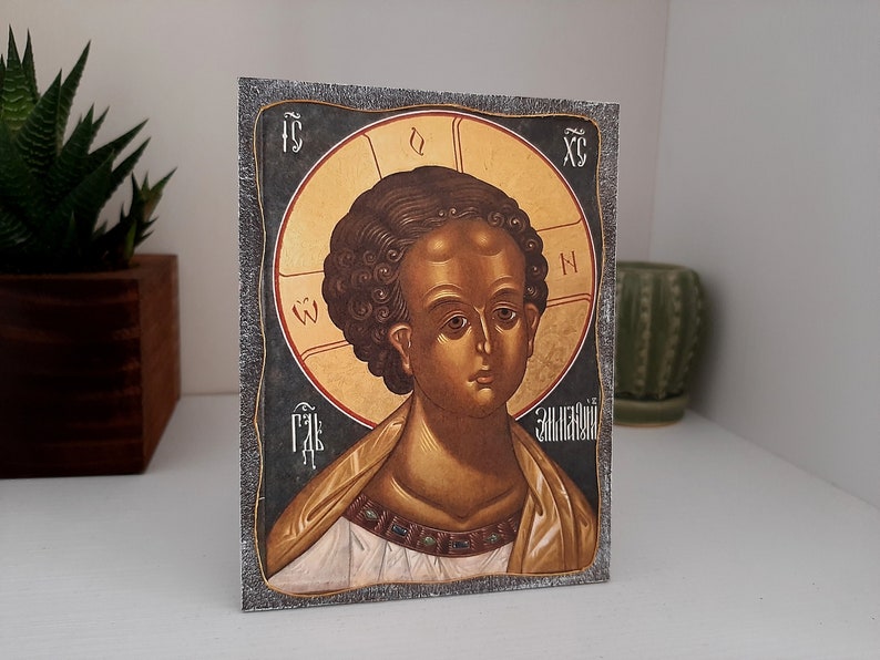 Orthodox Icon Jesus Emanuel Christ Emmanuel Jesus Christ - Etsy