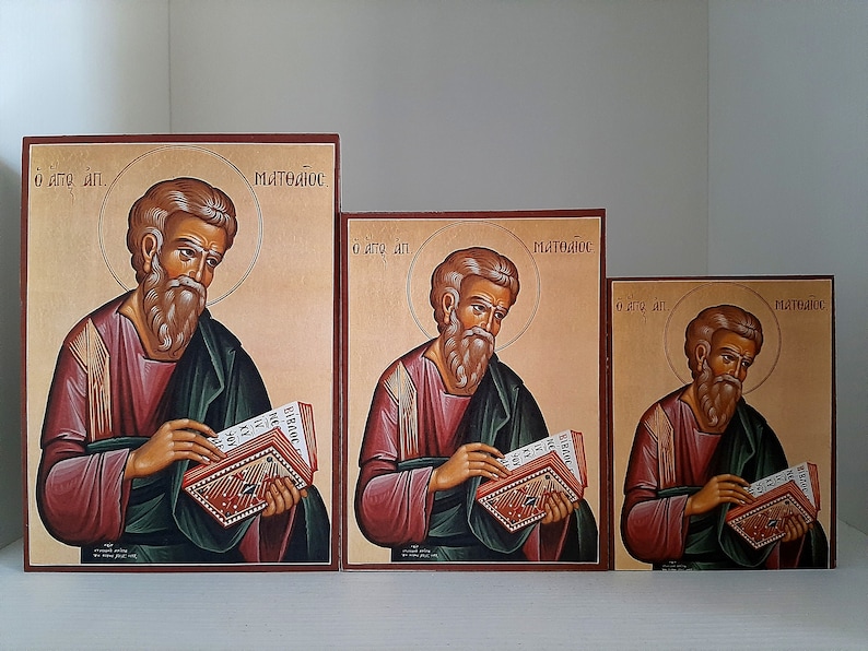 Saint Matthew the Apostle Saint Matthew Icon Matthew the - Etsy