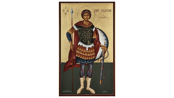 Saint George Patron Saint of Soldiers Saint George Orthodox - Etsy