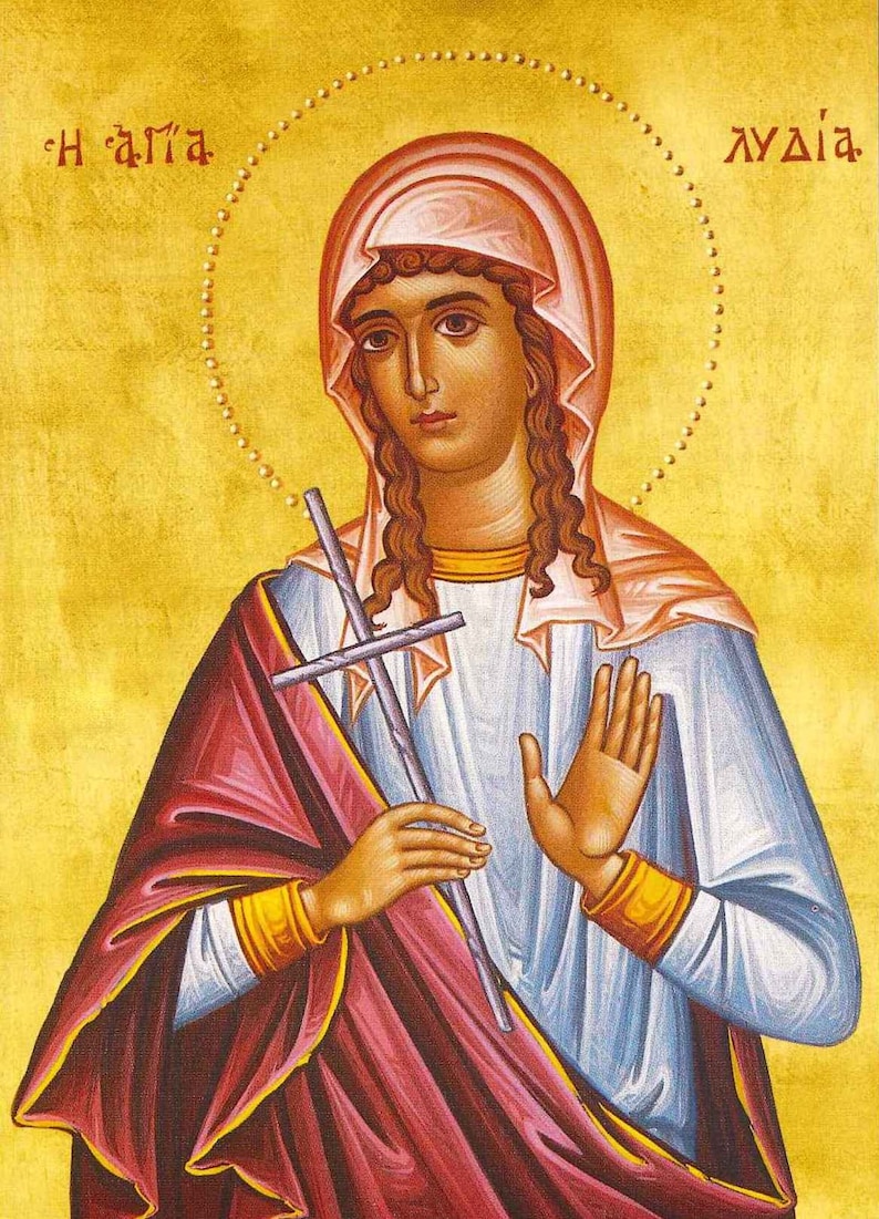 Saint Lydia of Thyatira Lydia Purpuraria Saint Lydia of - Etsy
