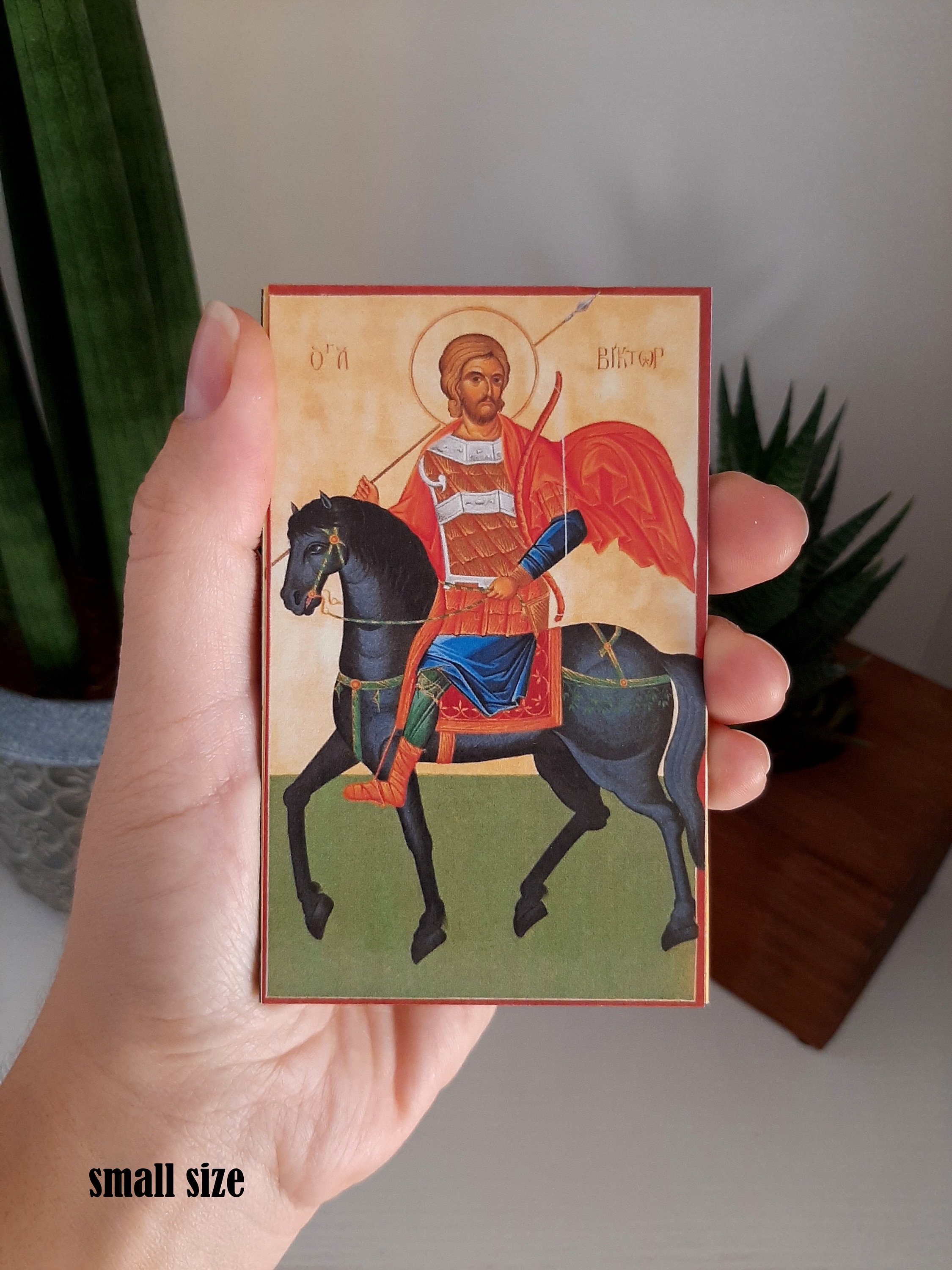 Saint Victor of Damascus, Saint Victor Icon, Saint Viktor, Martyr ...