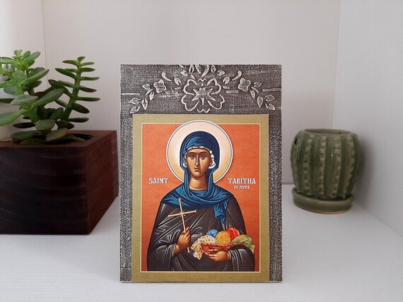 Saint Tabitha of Joppa St Tabitha the Widow Saint Dorcas | Etsy