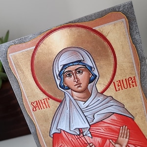 Saint Laura of Cordoba, St Laura Catholic Iconography, Orthodox Icon ...