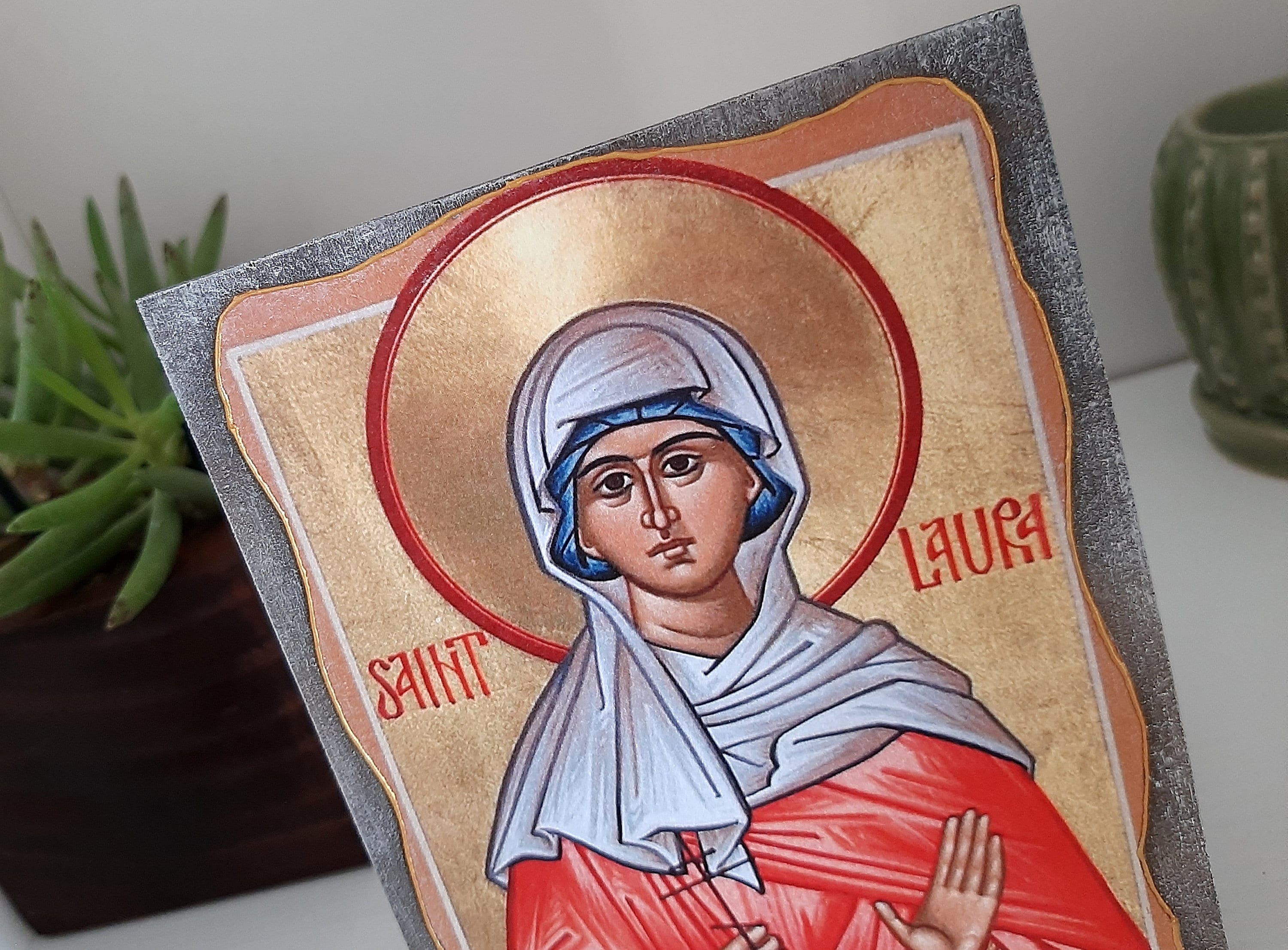 Heilige Laura van Cordoba St Laura Katholieke Iconografie | Etsy
