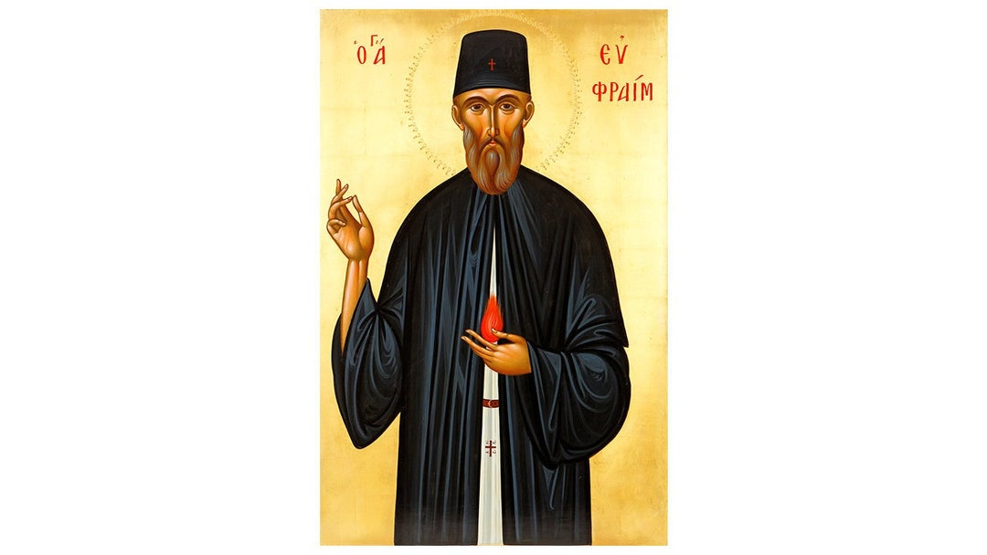 Saint Ephrem the Syrian Orthodox Icon, Sainted Monk, Oriental Orthodoxy ...