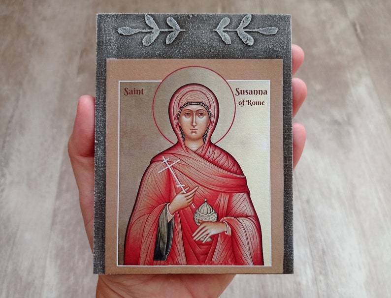 Saint Susanna of Rome St Susana Saint Susan Icon Oriental - Etsy