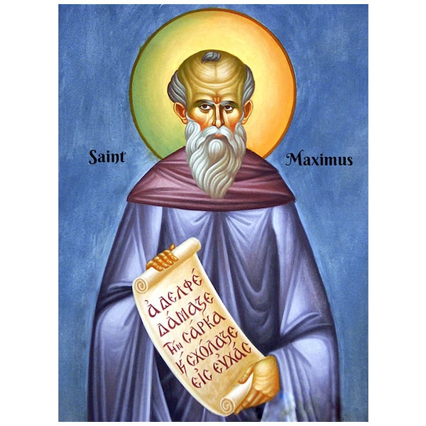 Maximus the Confessor Icon - Etsy