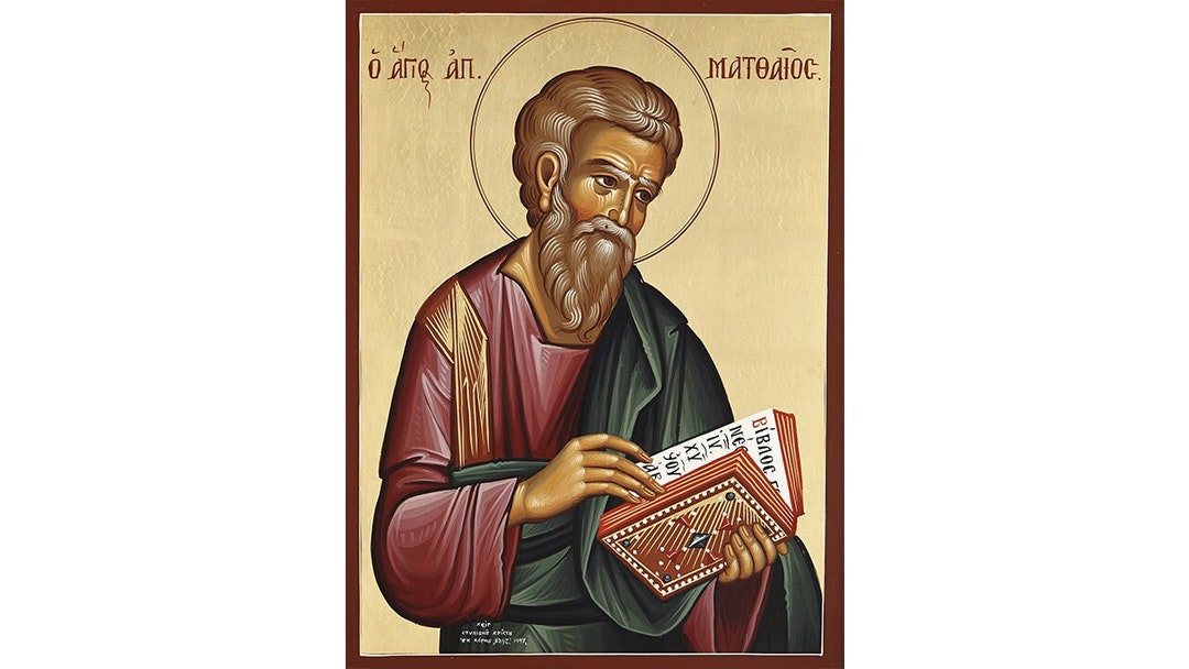 Apostle Saint Matthew Icon, Mathew the Evangelist, Saint Levi, Twelve ...
