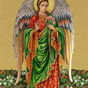 Archangel Barachiel Orthodox Icon, Saint Barachiel the Archangel of the ...