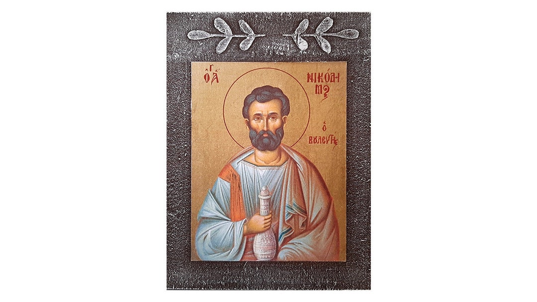 Saint Nikodimos Icon, Saint Nicodemus the Night Student of Jesus ...