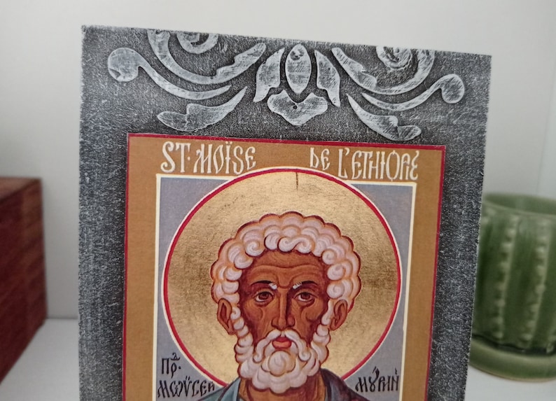 Saint Moses the Ethiopian St Moses the Black Orthodox Icon - Etsy UK