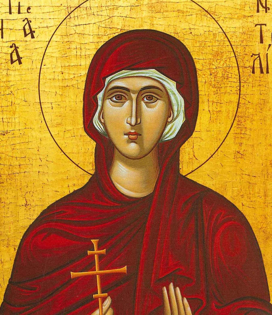 Icon of Saint Natalia, Martyr Natalia Icon, Saint Nathalia Religious ...