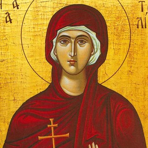 Icon of Saint Natalia, Martyr Natalia Icon, Saint Nathalia Religious ...
