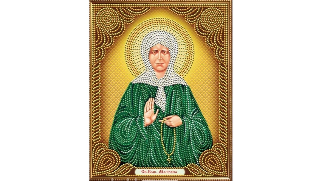 Saint Matrona Nikonova Icon, Saint Matrona Orthodox Icon, Christian ...