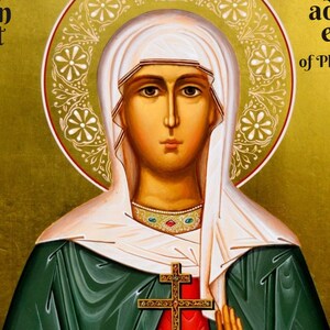 Saint Ariadne of Phrygia, Saint Ariadna Orthodox Icon, Christian Wood ...