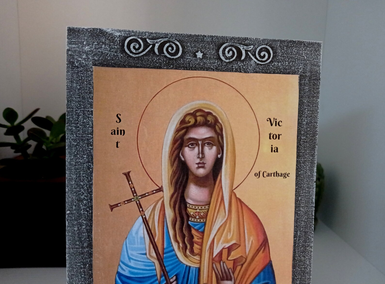 Saint Victoria Icon, St Victoria, Roman Catholic Saint Martyr Victoria ...