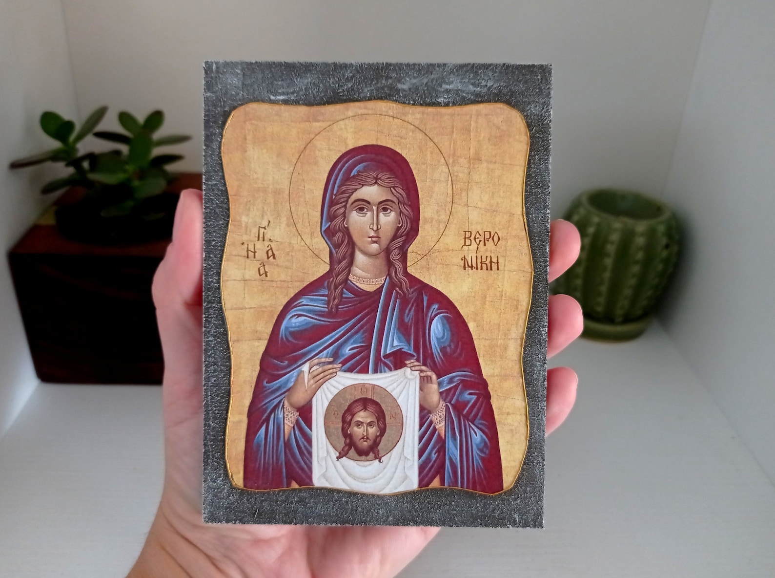 Saint Veronica St Veronica Icon Patron Saint of - Etsy UK