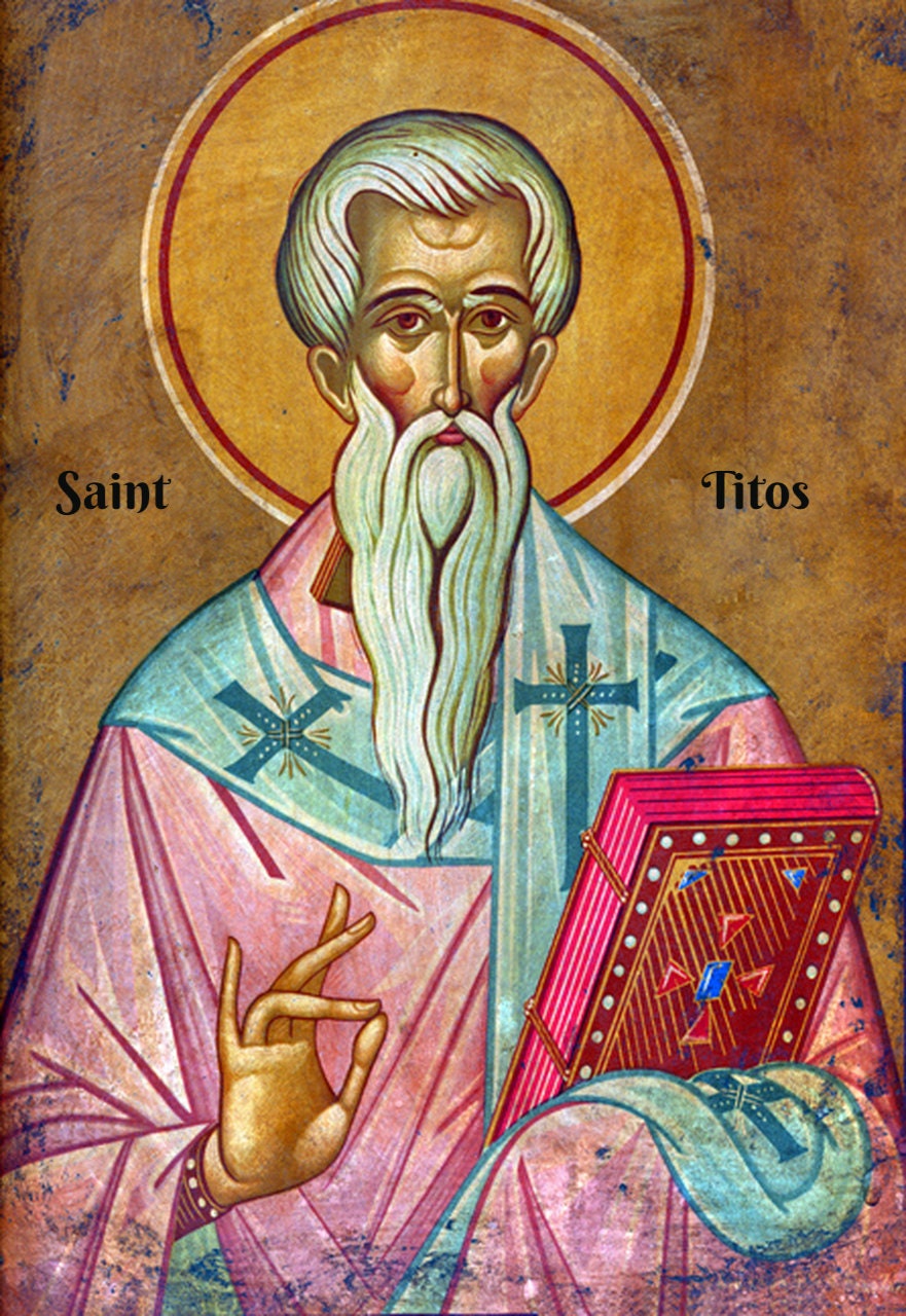 Saint Titus Saint Titos Orthodox Icon Christian Gifts - Etsy UK