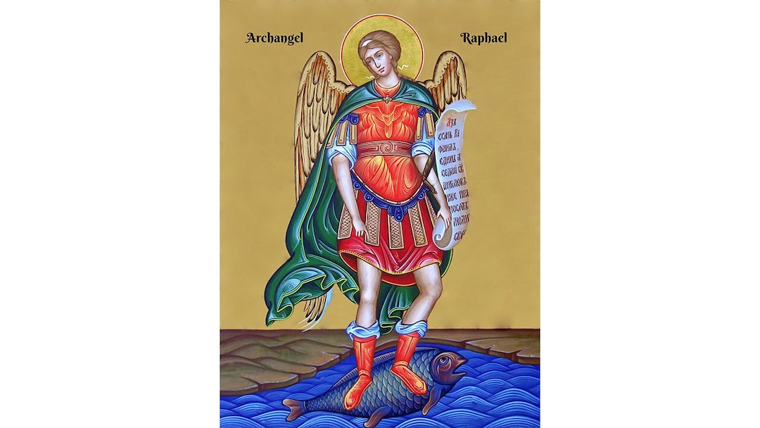 Archangel Raphael Orthodox Icon, Saint Raphael, Saint Rafael ...
