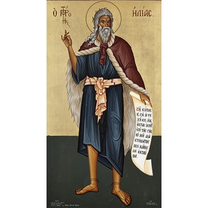 Saint Elijah the Prophet Icon Art Saint Elijah Icon Saint - Etsy