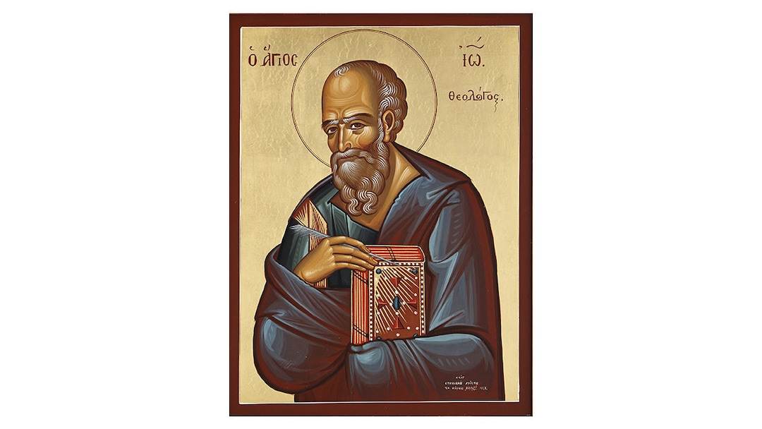 Saint John the Theologian Orthodox Icon St John the - Etsy