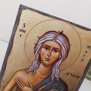 Saint Mary of Egypt Orthodox Icon, Saint of Egypt, Christian ...