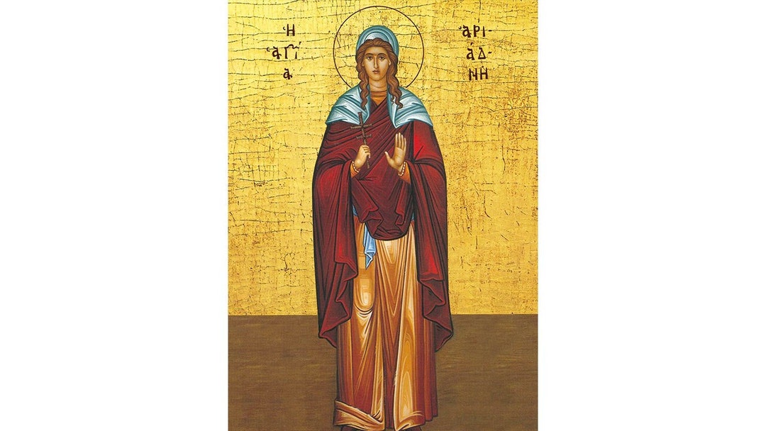 Saint Ariadna Orthodox Icon, Saint Ariadne of Phrygia Orthodox Icon ...