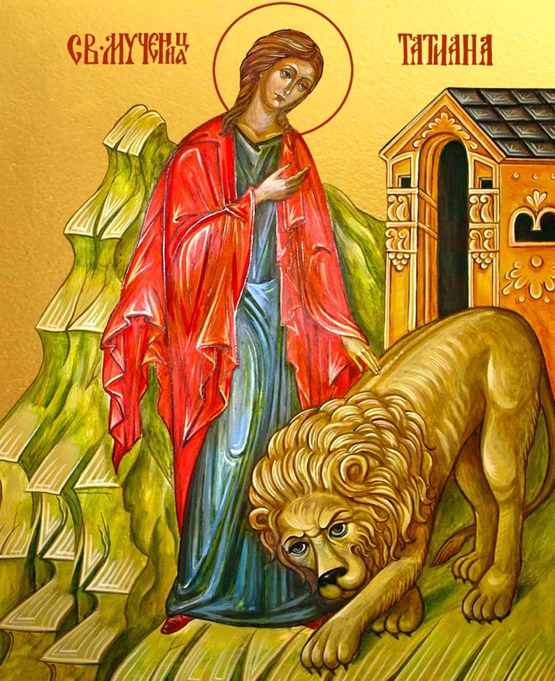 Saint Tatiana of Rome Prayer Icon, Orthodox Icon St Tatiana the Patron ...