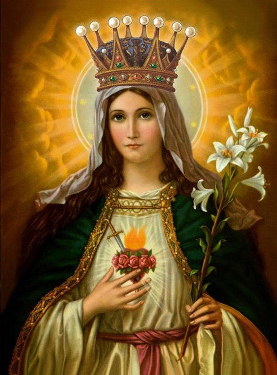 Immaculate Heart Of Mary Icon